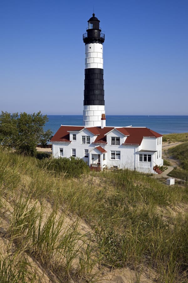 Big Sable Point Lighthouse - Ludington,Michigan Stock Photo - Image of ...