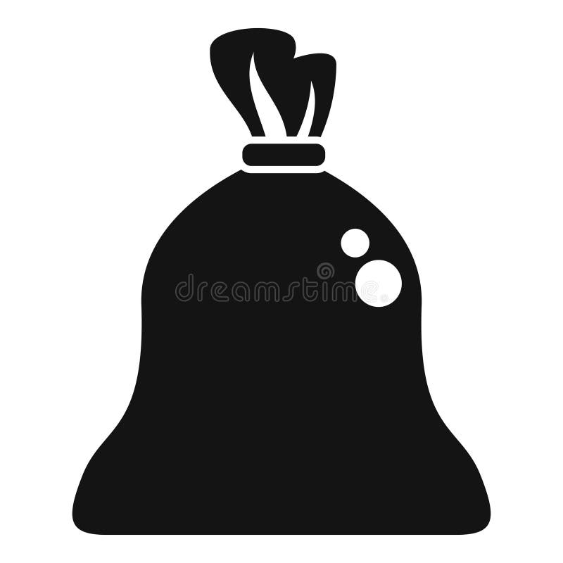 Big Sack Of Garbage Icon Simple Vector Carry Ecology Stock Illustration Illustration Of