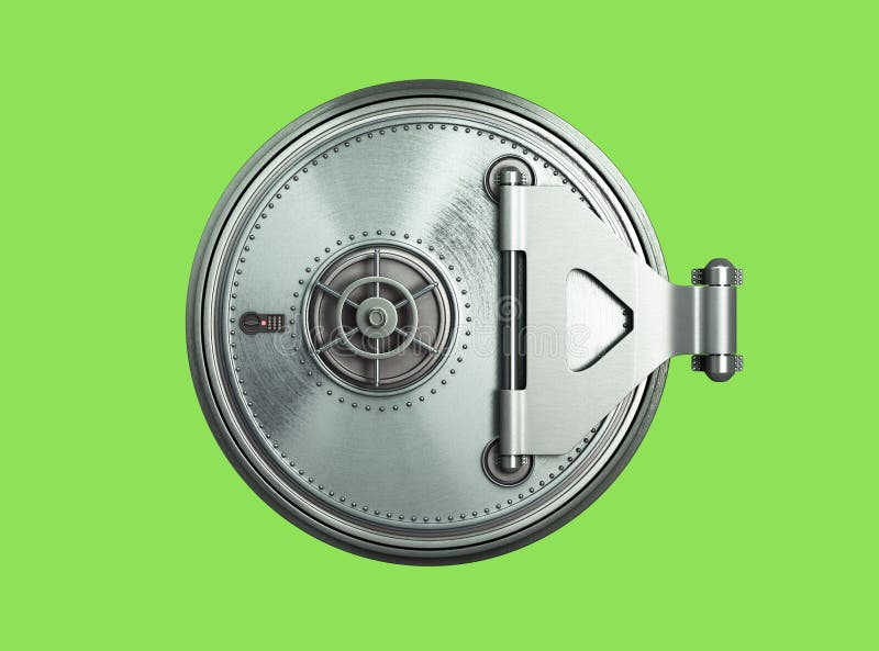 Big Safe Door Background High Resolution 3d Render on G Stock Image ...