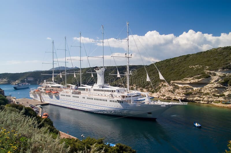 Big sailboat stock image. Image of sailship, blue, ship - 2604495