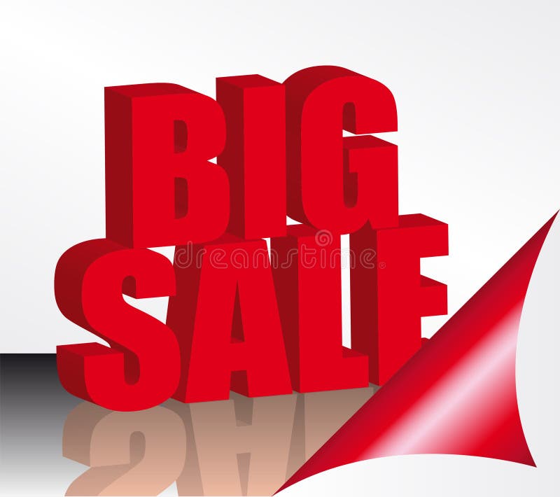 Big Clothes Sale Banner Design. Stock Vector - Illustration of business ...