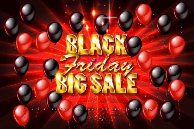 Big sale black friday. stock vector. Illustration of biggest - 181146953