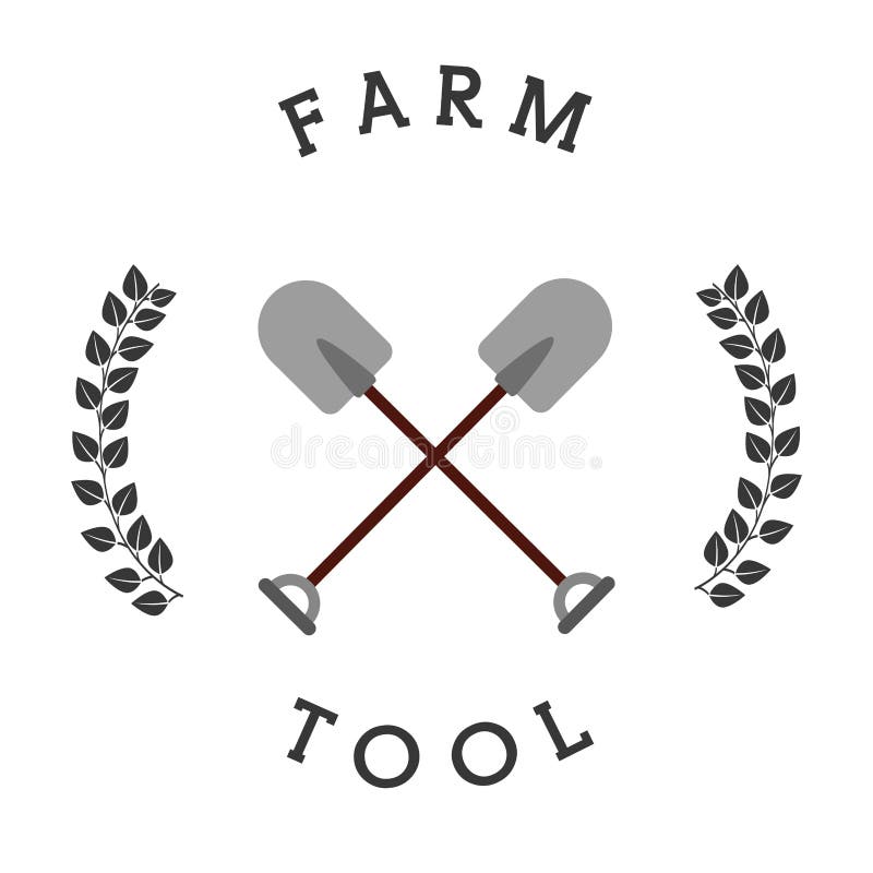 Big sale of farm tools stock vector. Illustration of circle - 60770522