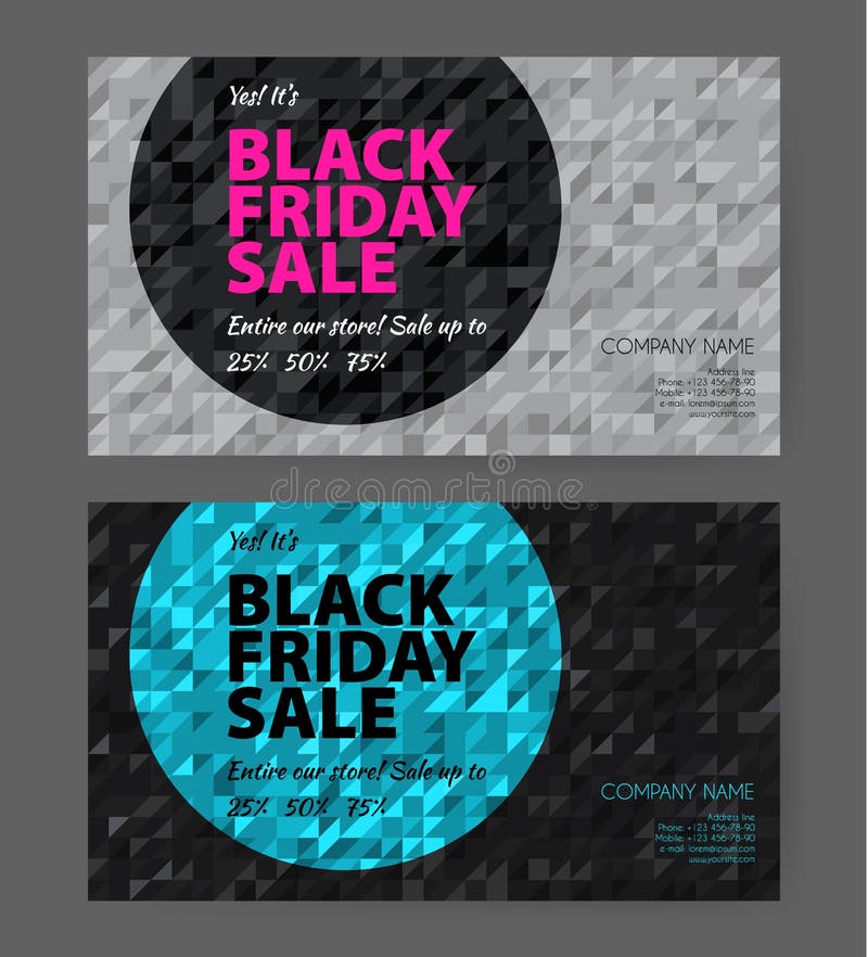 Big sale flyers template stock vector. Illustration of geometric ...