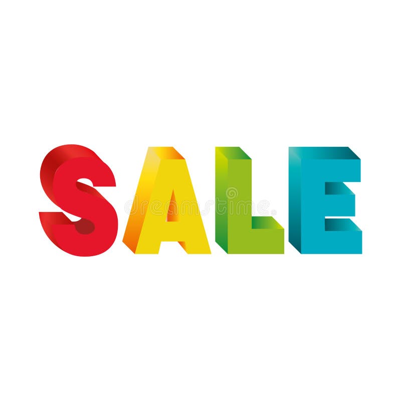 Big sale letters image stock vector. Illustration of online - 79428082
