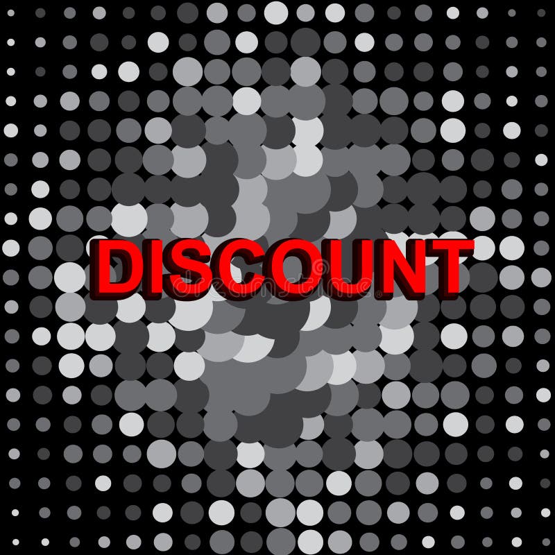 Big Sale Poster with DISCOUNT Text. Advertising Vector Banner Stock ...