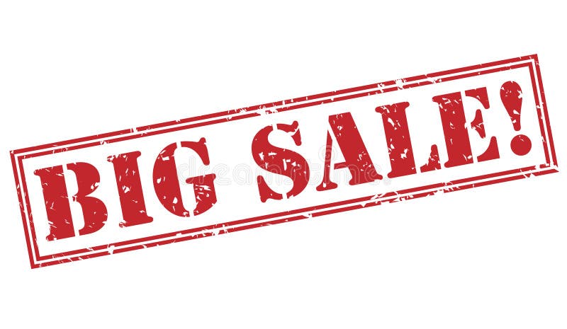 Big Sale Red Stamp Background Stock Illustrations – 1,813 Big Sale Red ...