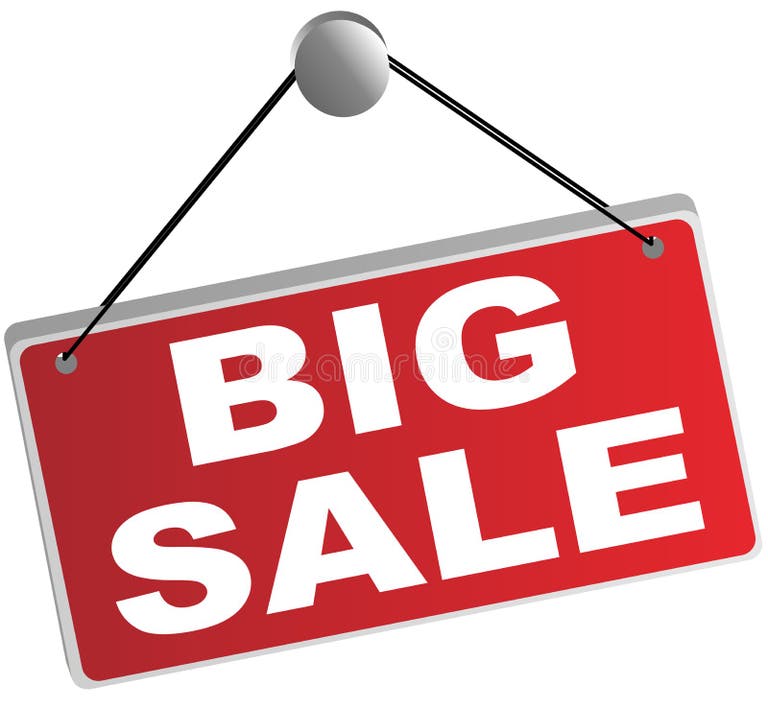 Big Sale Sign White Letters Stock Illustrations – 768 Big Sale Sign ...