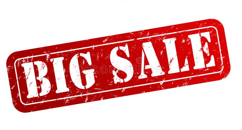 Big Sale Stamp Concept Illustration Stock Illustration - Illustration ...