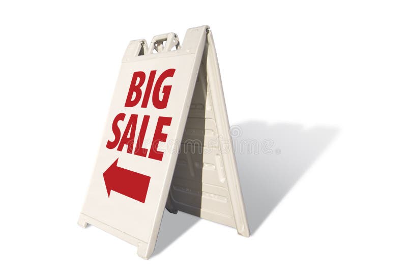 Big Sale Tent Sign stock photo. Image of event, advertise - 5569236