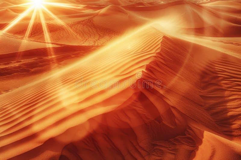 Big Sand Desert Dunes Landscape for Background. Stock Photo - Image of ...