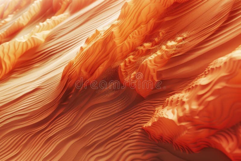 Big Sand Desert Dunes Landscape for Background. Stock Photo - Image of ...
