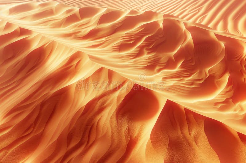 Big Sand Desert Dunes Landscape for Background. Stock Photo - Image of ...