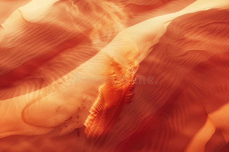 Big Sand Desert Dunes Landscape for Background. Stock Image - Image of ...