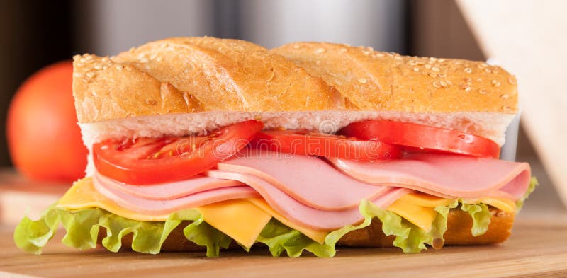 Big sandwich stock image. Image of platter, baloney, meal - 36651393
