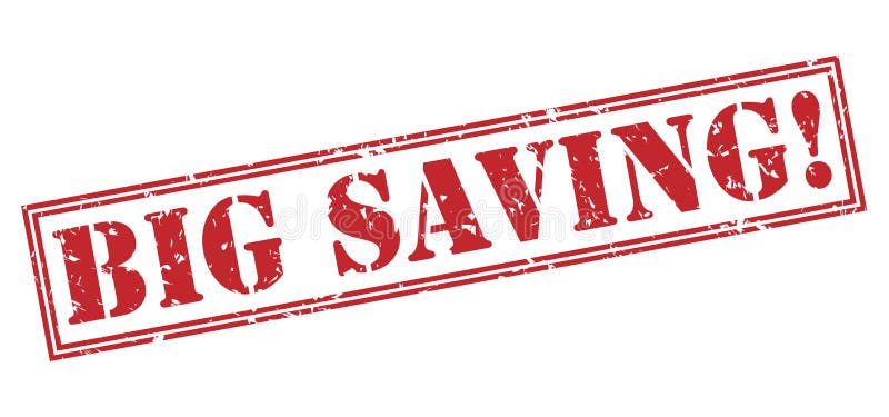 Big Saving Red Stamp Stock Illustrations – 28 Big Saving Red Stamp ...