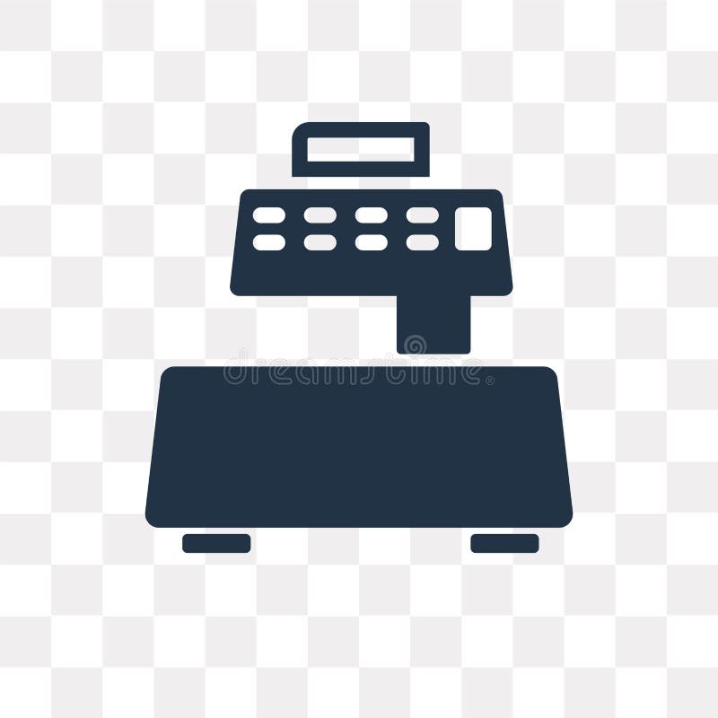 Weighing Scale Vector Icon Isolated on Transparent Background, L Stock ...