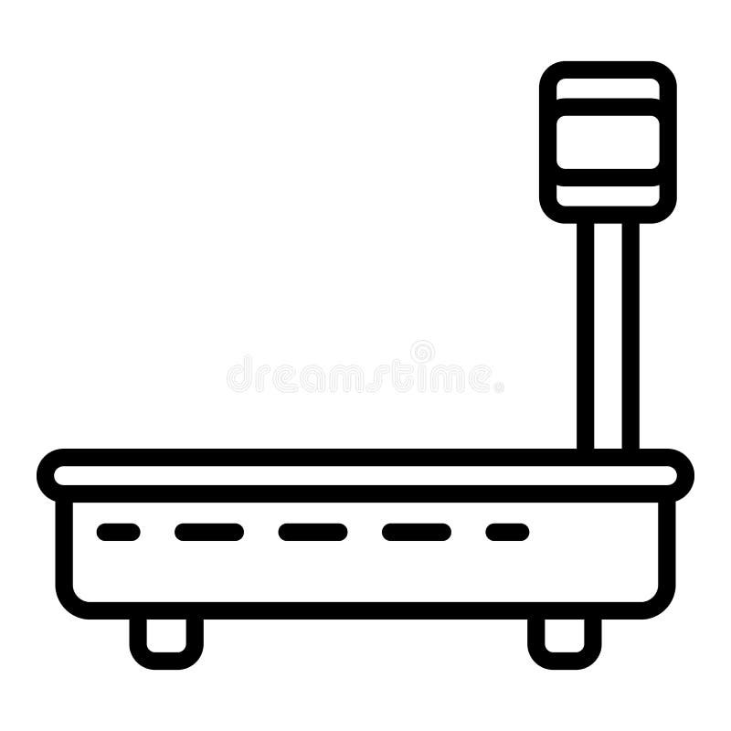 Scales with Coins Icon, Isometric 3d Style Stock Illustration ...