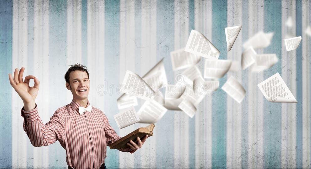 Big science head stock image. Image of funny, shout, student - 50513213