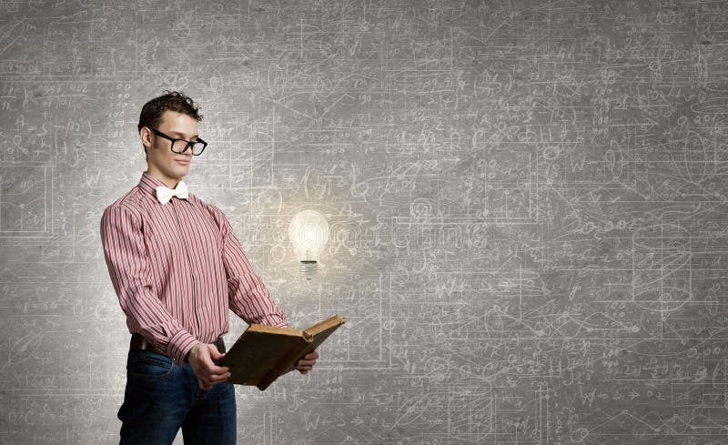 Big science head stock photo. Image of student, face - 50513750