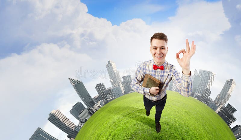 Big science head stock image. Image of smart, lesson - 48726655