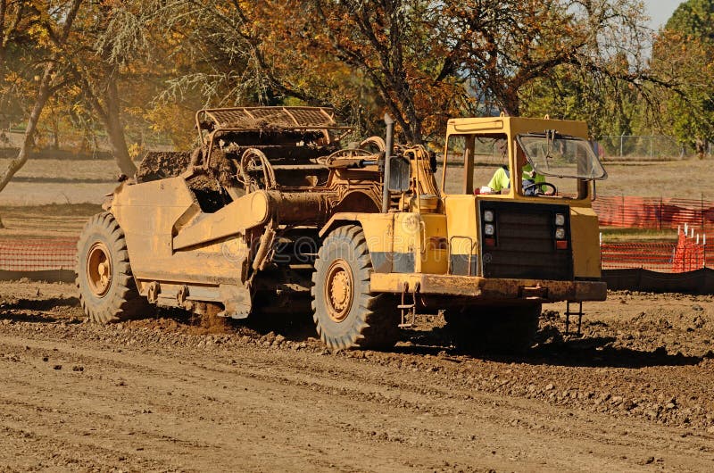 Big Scraper stock photo. Image of contractor, construction - 57555146