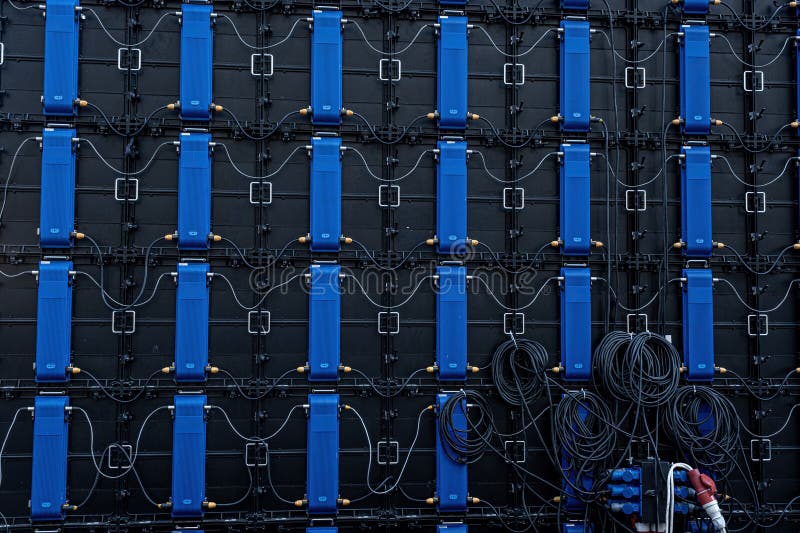 Backside of LED monitor stock image. Image of technology - 153241751