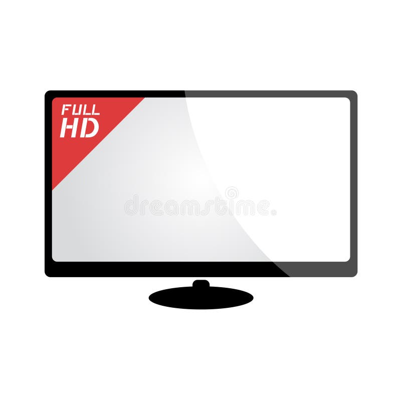 Big screen television stock vector. Illustration of display - 79336986