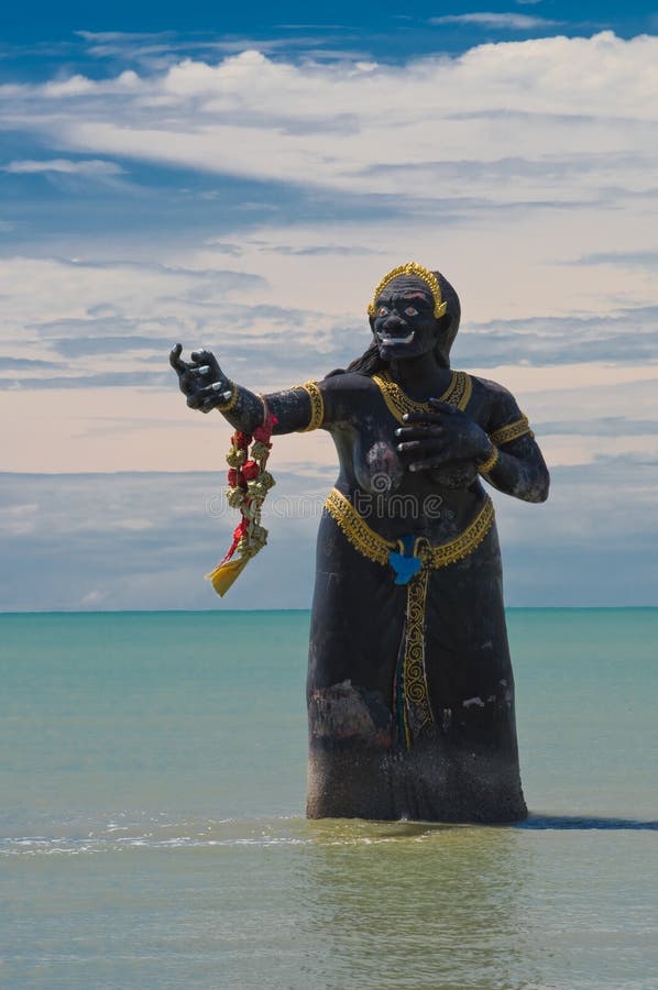 Big sea demon in the sea stock image. Image of point - 14821717