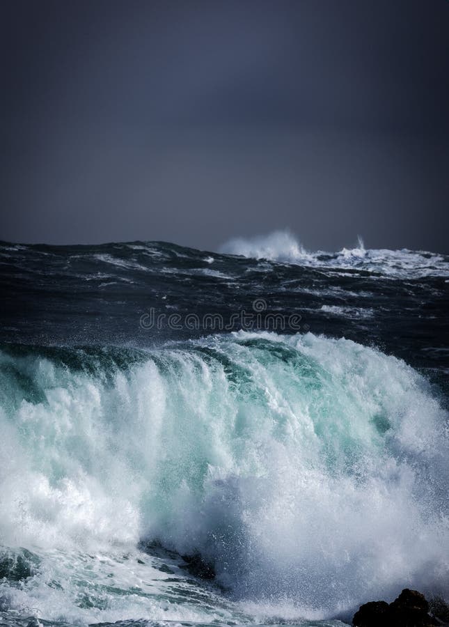 Big sea wave close up stock photo. Image of romantic - 305702804