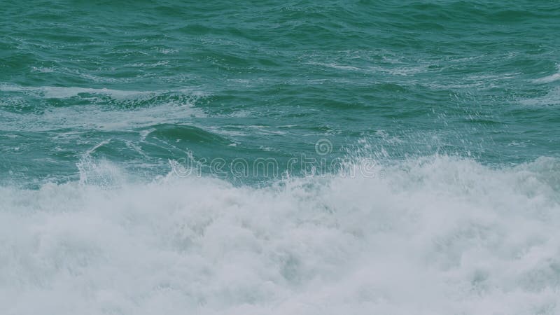 Big Sea Wave Crashing On Shore Beautiful Landscape Of Stormy Sea Sea