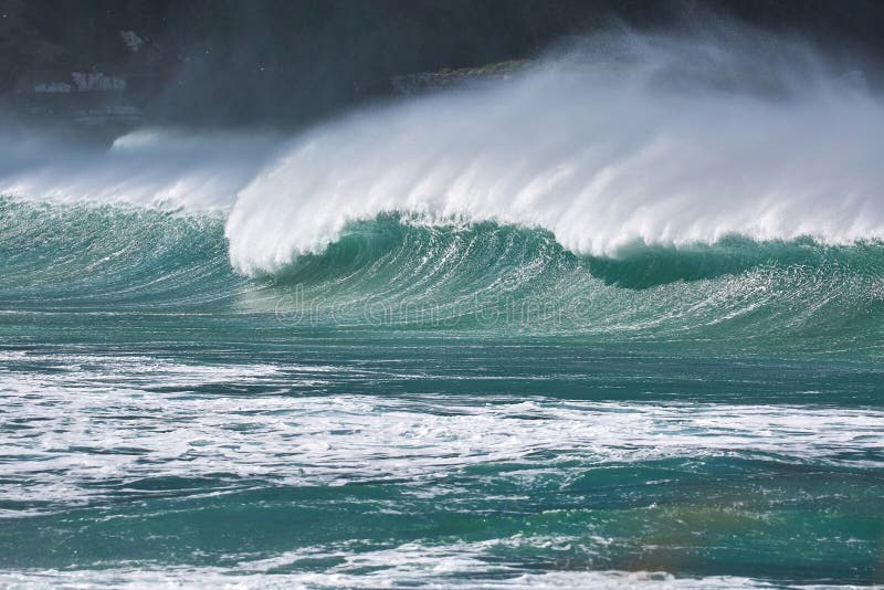 Stormy Waves Breaking stock photo. Image of strong, gust - 320365450