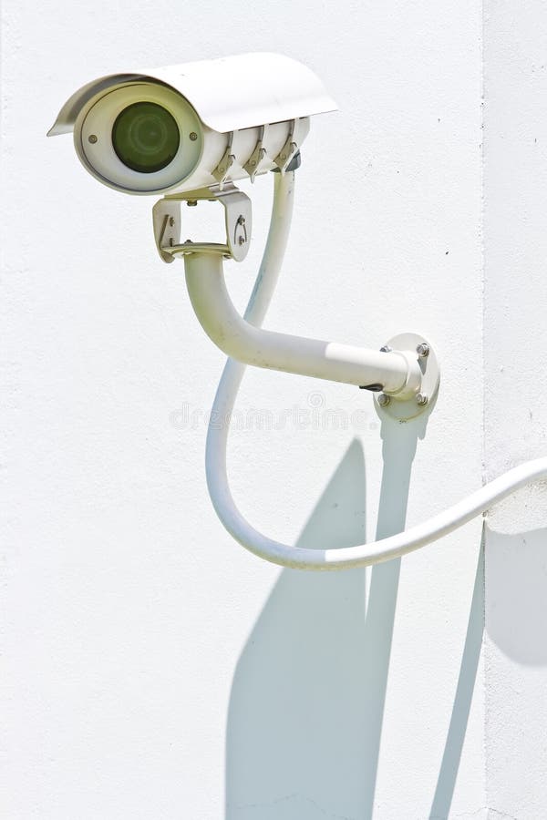 Big Security Camera stock image. Image of isolated, look - 15395663