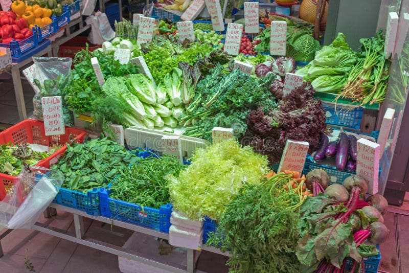 Salad Store stock photo. Image of central, market, healthy - 124185262
