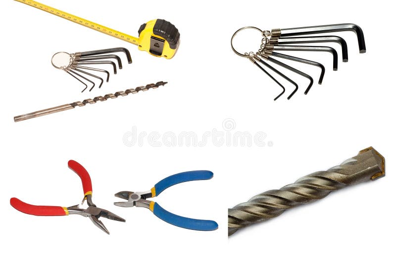 Big set of building tools stock image. Image of protective - 52414681