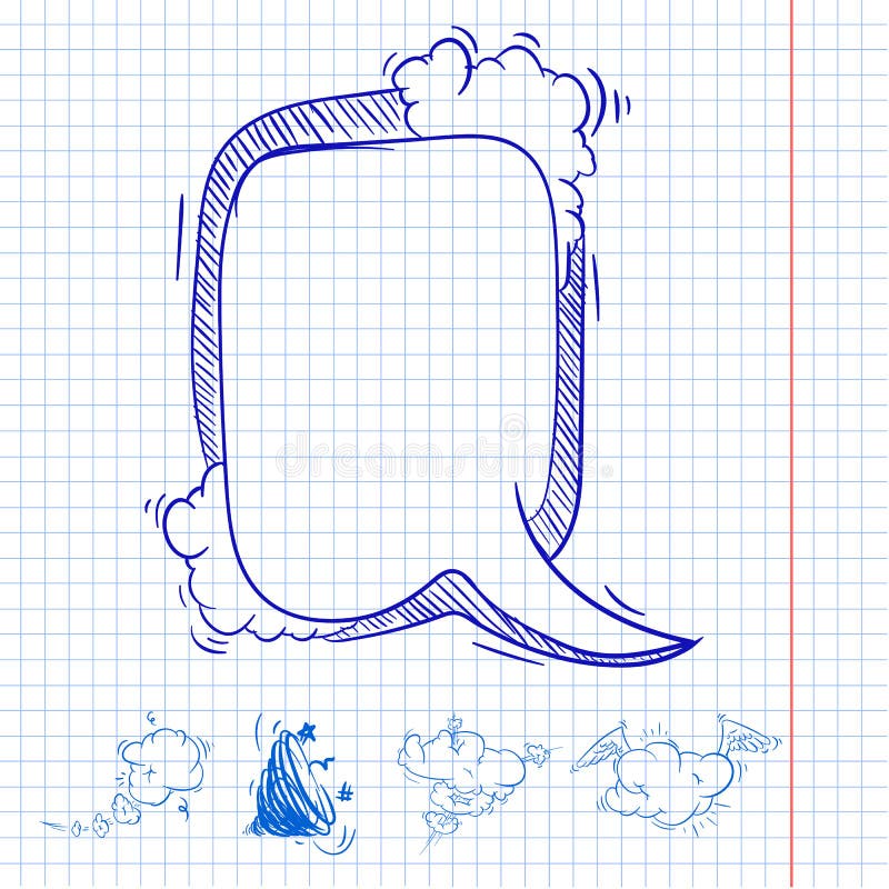 Big Set of Cartoon,Comic Speech Bubbles, Empty Dialog Clouds in Pop Art ...