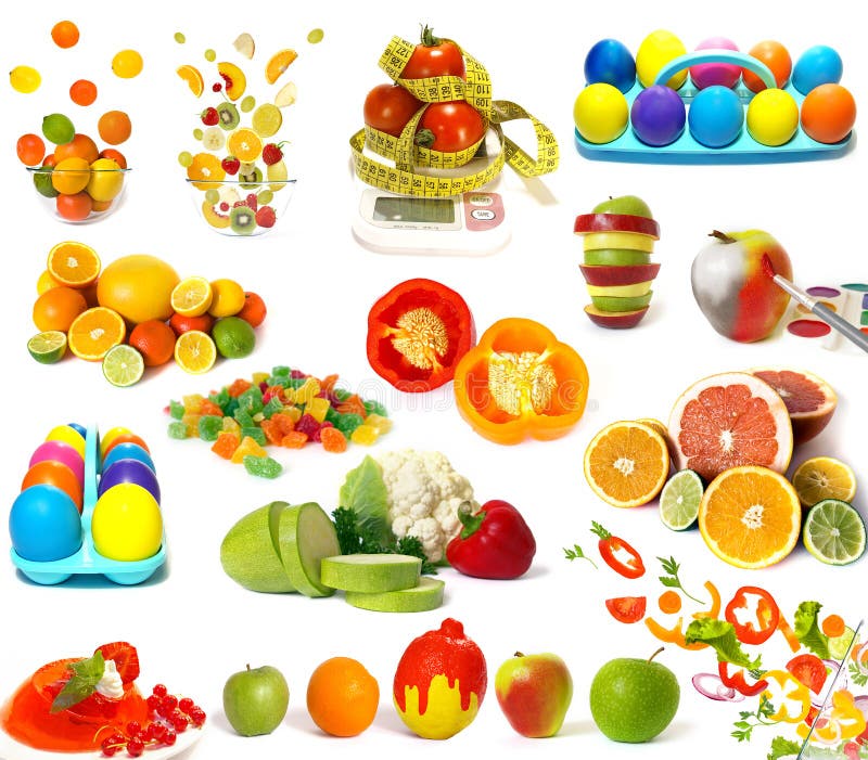 Colorful Food stock photo. Image of produce, tomatoes, yellow - 34996