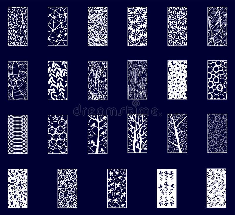 Shade Screen, Privacy Fence Template. Laser Cut Vector Panel, Screen ...