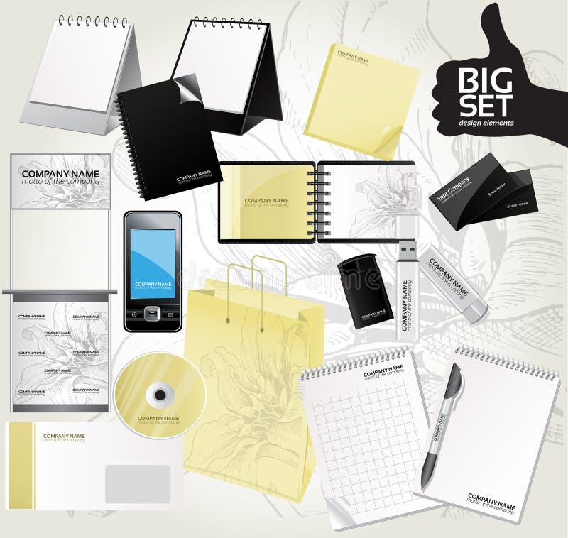 Big Set Design Elements for Your Advertising 3 Stock Vector ...