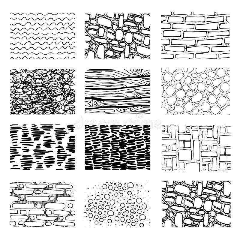 Big Set of Different Paving Elements for Landsape Design,plan,maps ...