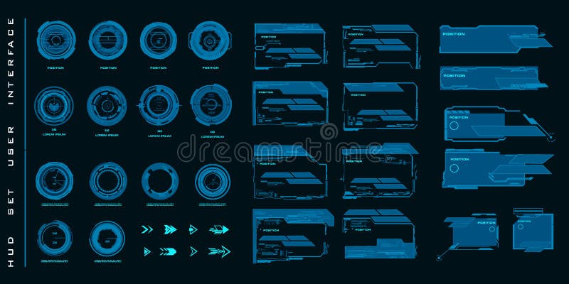 Computer Hud Frames Stock Illustrations – 369 Computer Hud Frames Stock ...