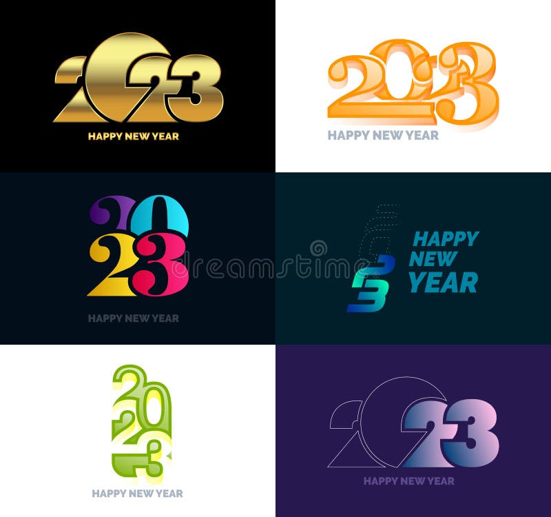Set 2023 Number Design Stock Illustrations – 4,956 Set 2023 Number ...