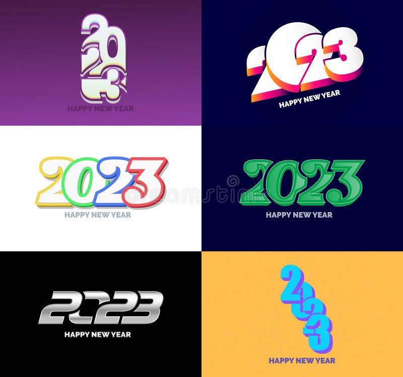 Set 2023 Number Design Stock Illustrations – 4,956 Set 2023 Number ...