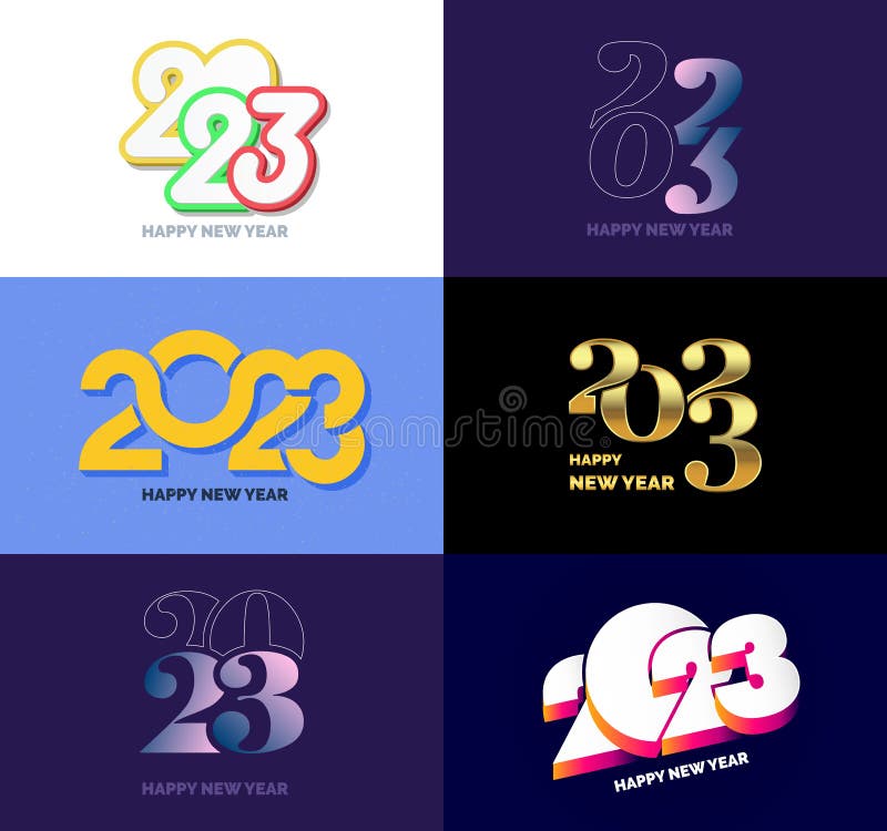 Set 2023 Number Design Stock Illustrations – 4,956 Set 2023 Number ...