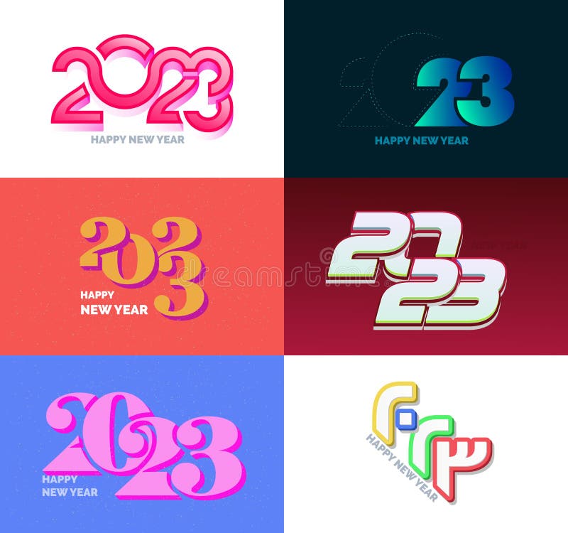 Set 2023 Number Design Stock Illustrations – 4,792 Set 2023 Number ...