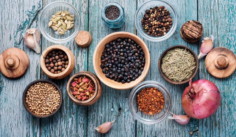 Different kind of spices stock photo. Image of asian - 135997290