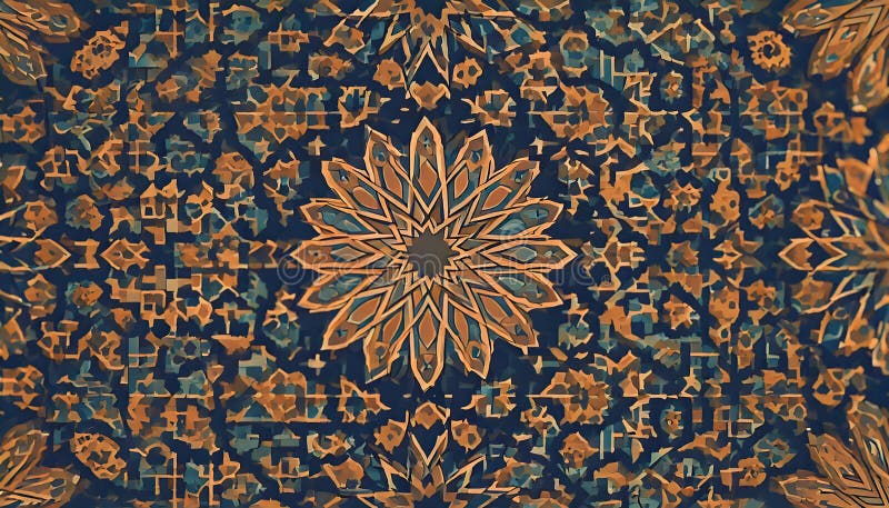 Big Set of Islamic Seamless Patterns with Arabic and Islamic Ornaments ...