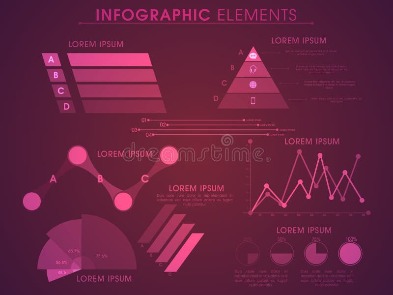 Big Set of Various Infographic Elements. Stock Illustration ... Big Set of Various Infographic Elements. Stock Illustration ...