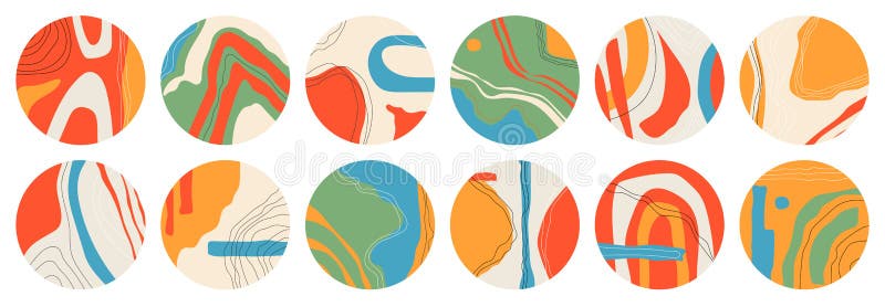 Big Set of Various Vector Highlight Covers. Stock Vector - Illustration ...