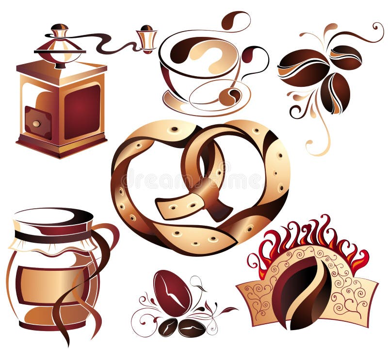 Big SET Of Vector Coffee,tea Elements Picture. Image: 18238214